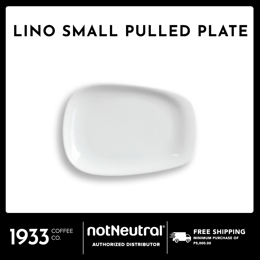 notNeutral Lino Small Pulled Plate | Fine Porcelain Pastry Plate ...