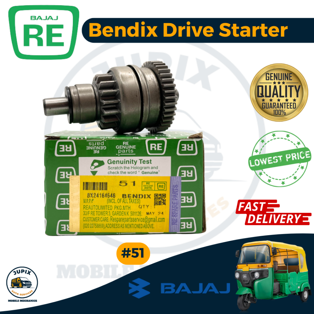Bajaj RE Bendix Drive Starter [#51] | Shopee Philippines