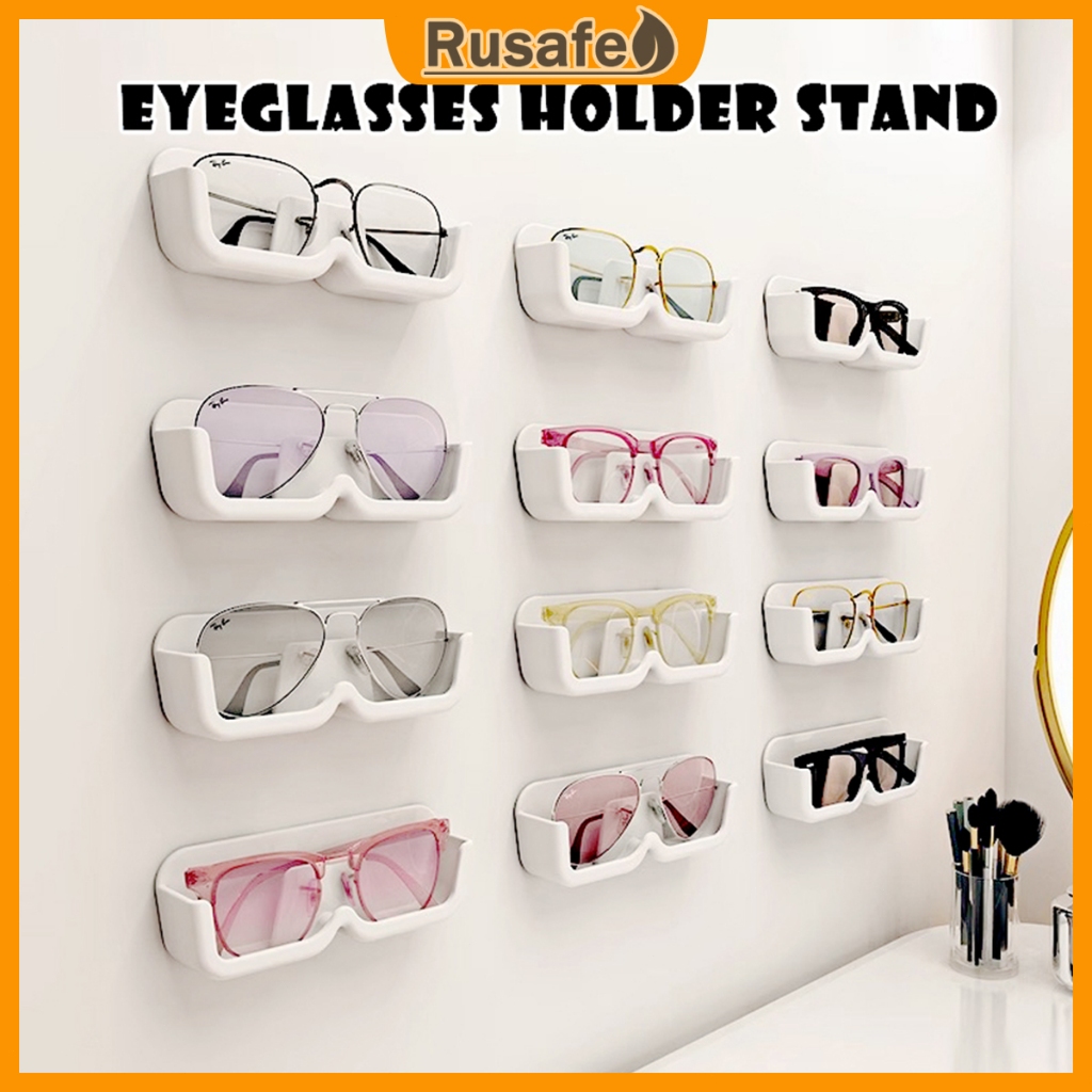 Universal Perforation-Free Plastic Glasses Storage Rack Wall-Mounted ...