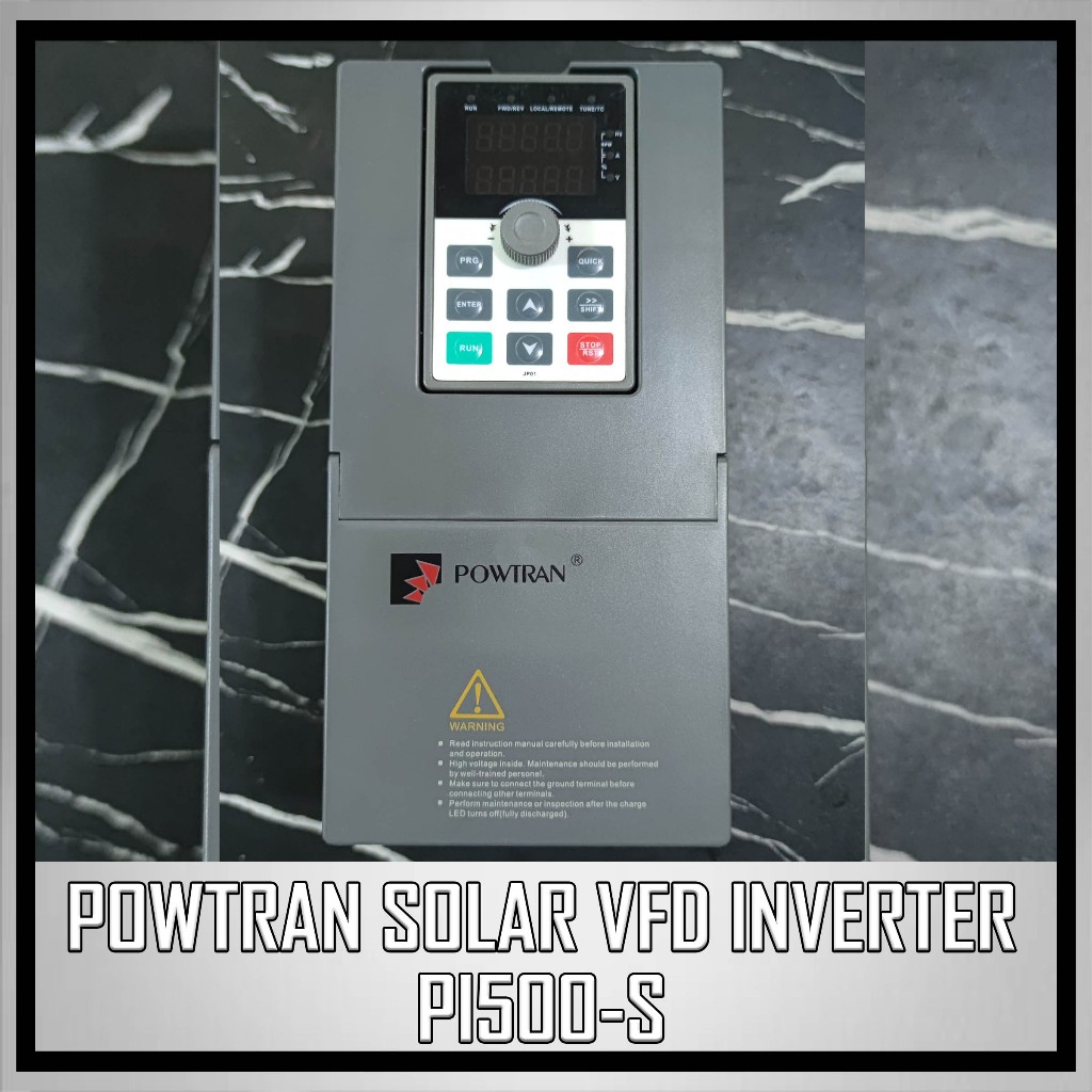 POWTRAN SOLAR VFD INVERTER PI500-S | Shopee Philippines