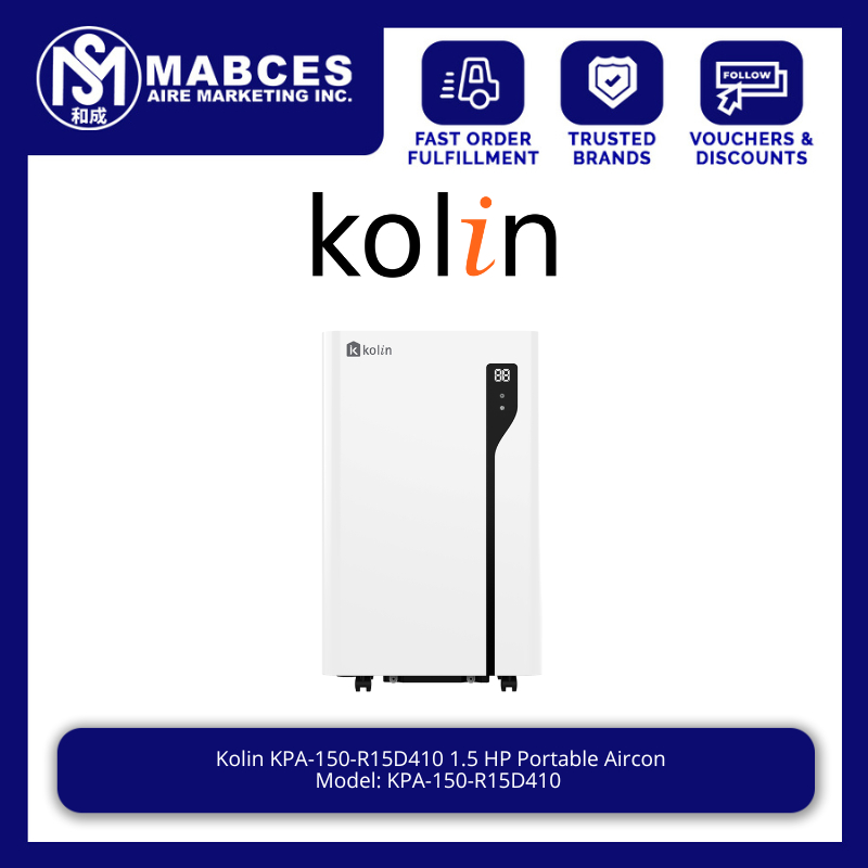 Kolin KPA-150-R15D410 1.5 HP Portable Aircon | Shopee Philippines