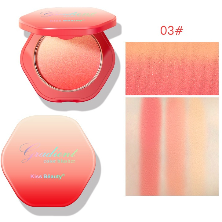 Kiss Beauty Monochrome Blush on Rouge Temperament Whitening Natural ...