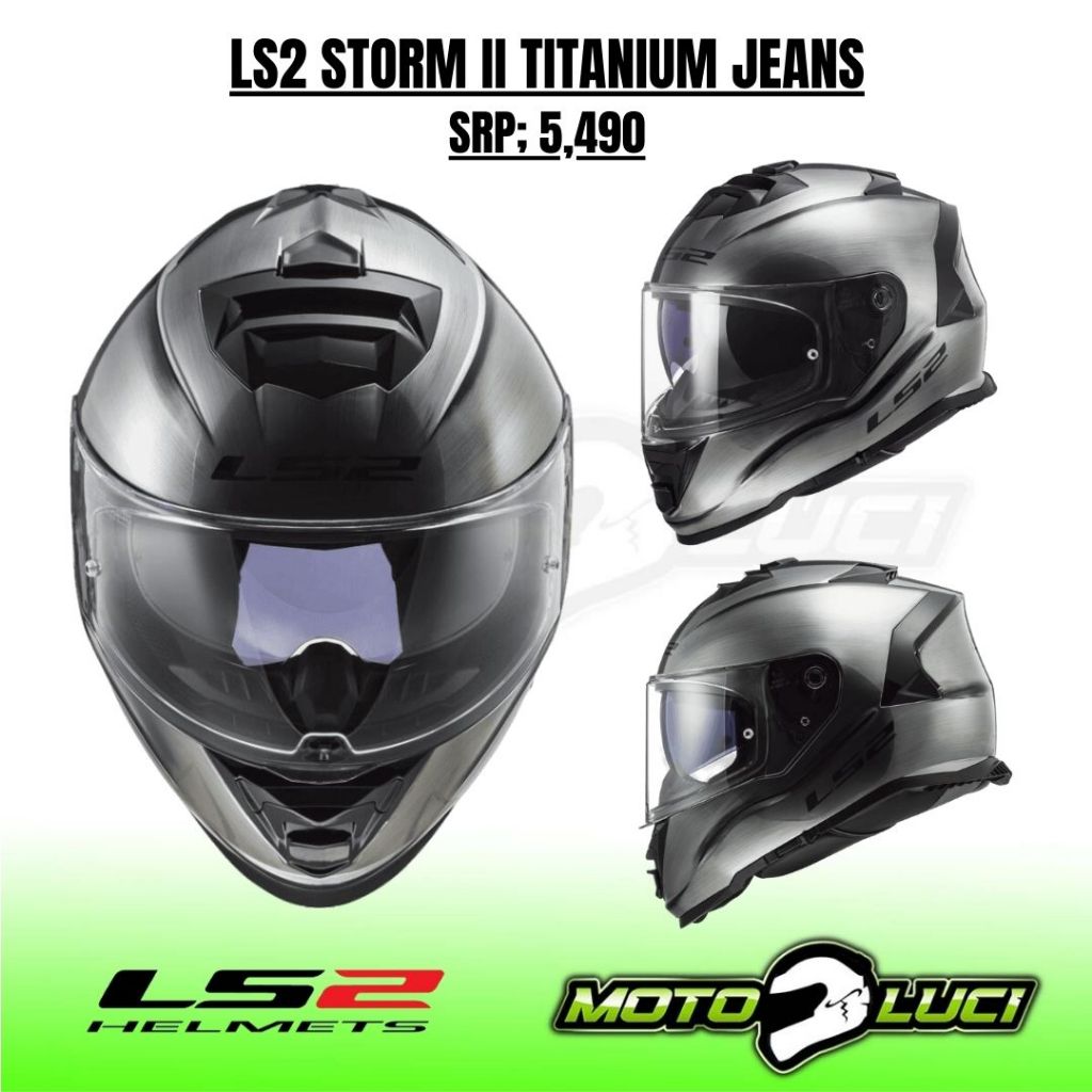 LS2 FF800 Storm II Full face Dual visor Helmet | Shopee Philippines