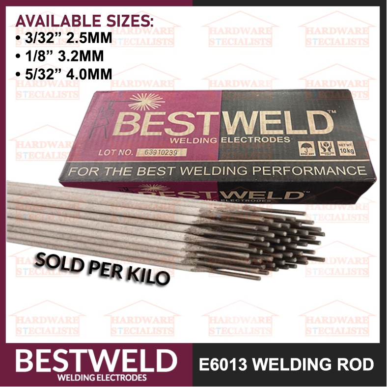 Welding Rod Bestweld E6013 *PRICE PER KILO* Original Authentic | Shopee ...