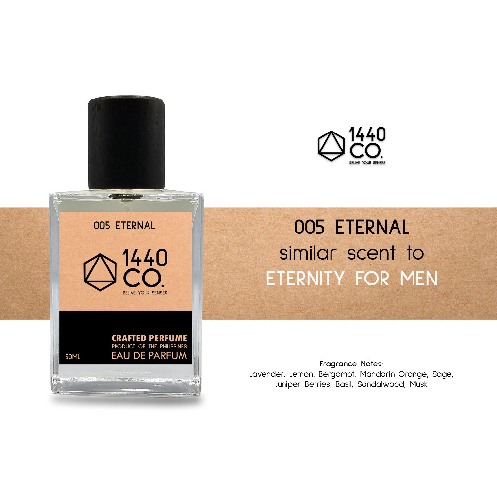 005 ETERNAL by 1440 Co. (similar scent to Eternity for Men) | Shopee ...