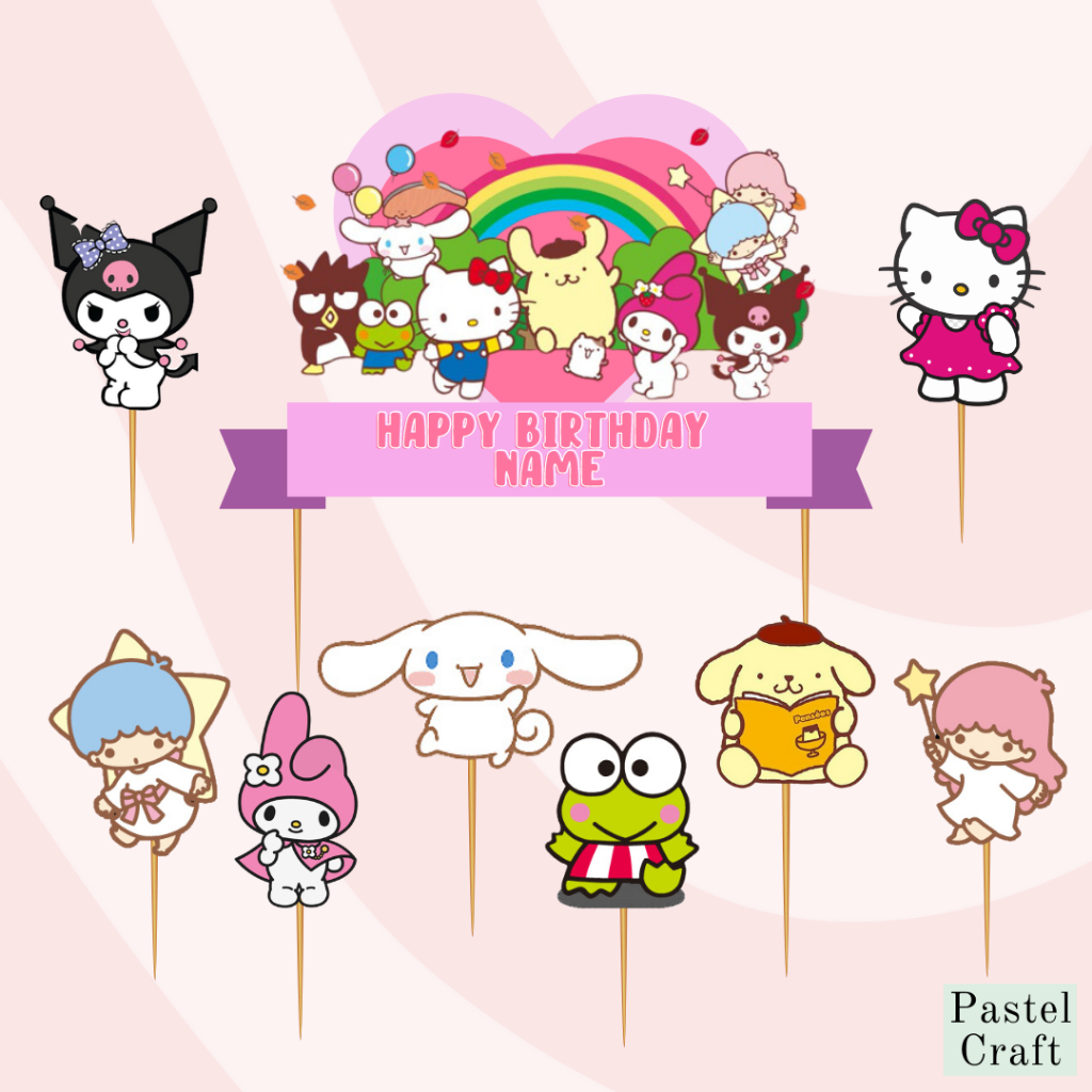 Sanrio Customized Cake Topper | Shopee Philippines