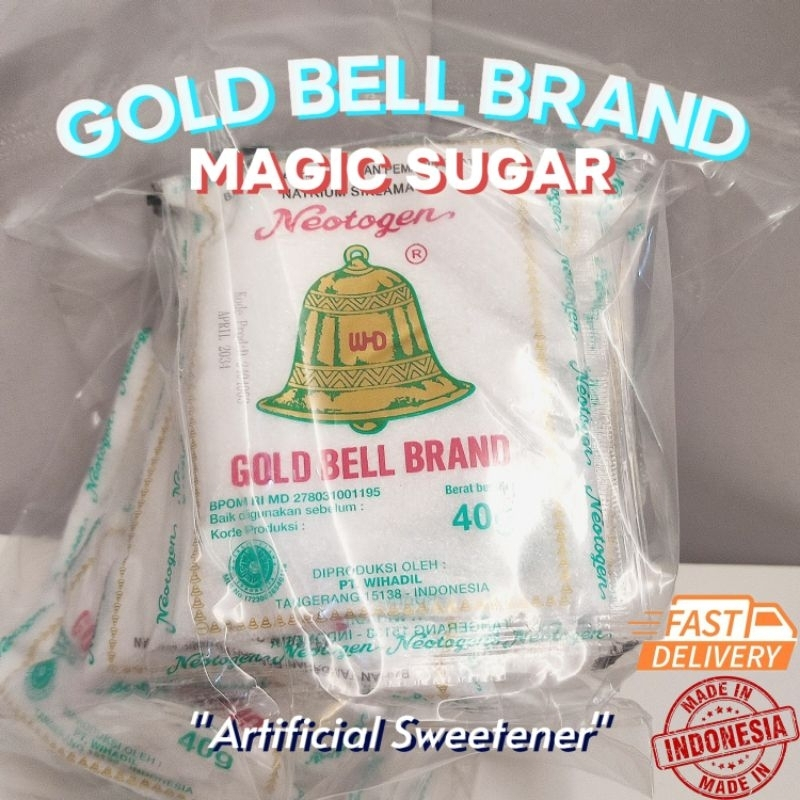 MAGIC SUGAR GOLD BELL 40g/sachet (1kilo/25sachets) (1pack 10sachets) | Shopee Philippines