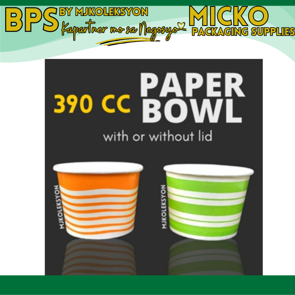 50pcs Paper Bowl 390cc 520CC 750CC 260CC 320CC PRINTED' | Shopee ...