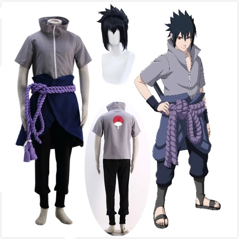 Uchiha Sasuke Cosplay Halloween Costume Anime Haruto Shippuden Third ...