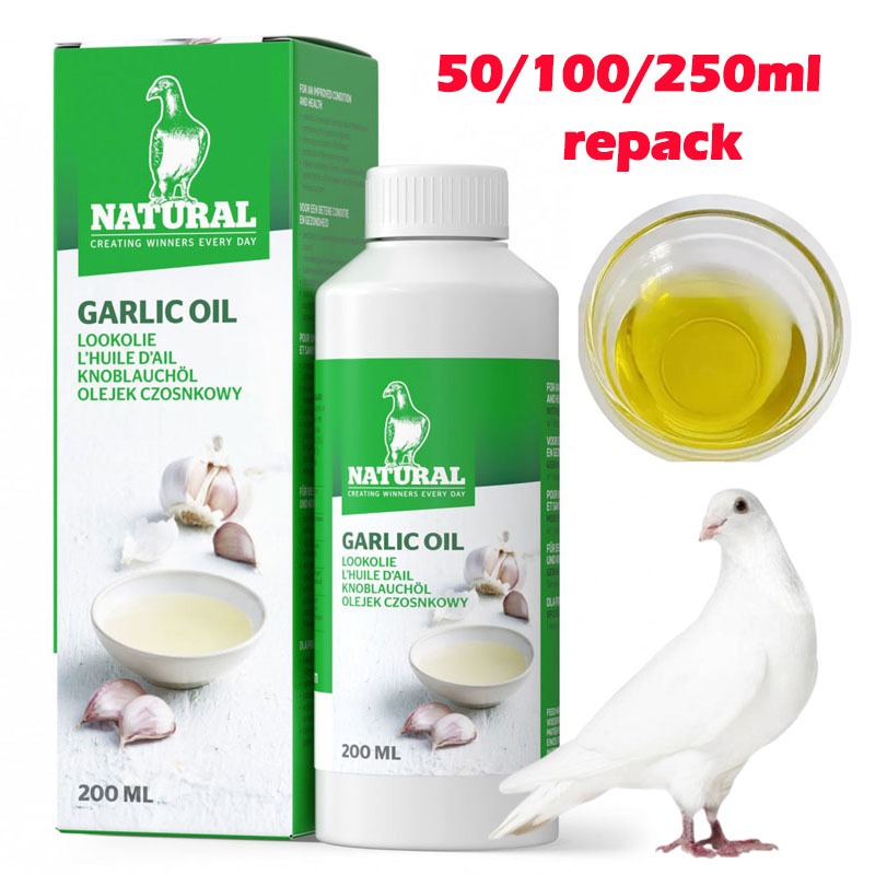 Natural Garlic Oil for Racing Pigeon Regulated stomach Supplements 50 ...
