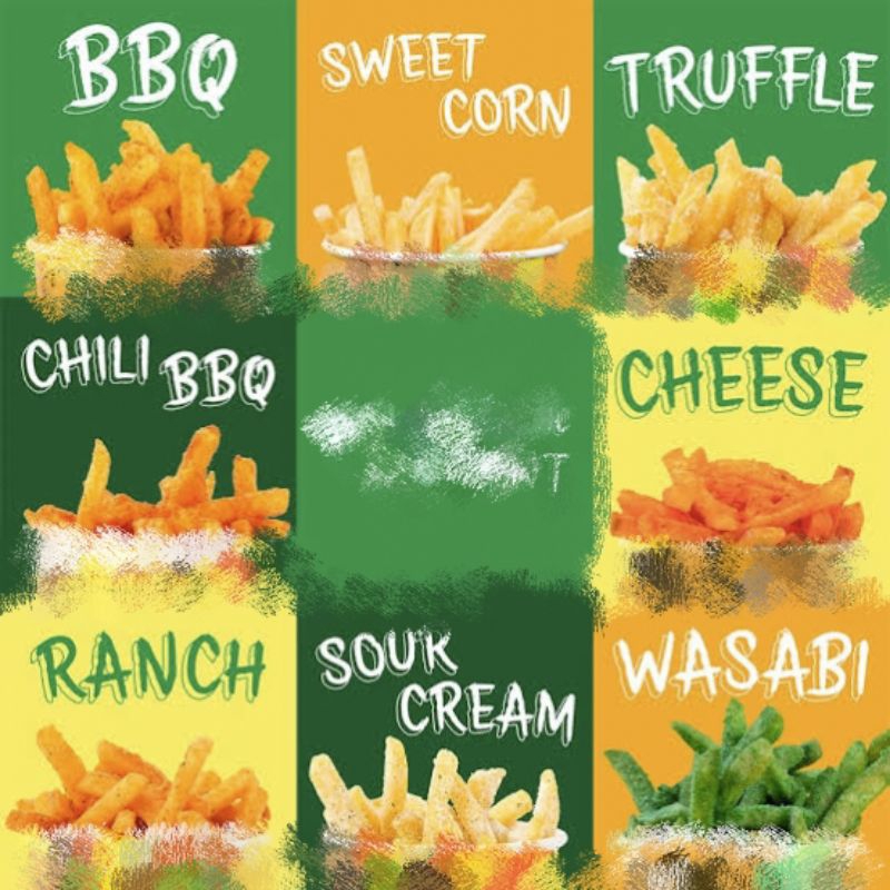 authentic french fries commissary powder available in 100g and 50g foil ...