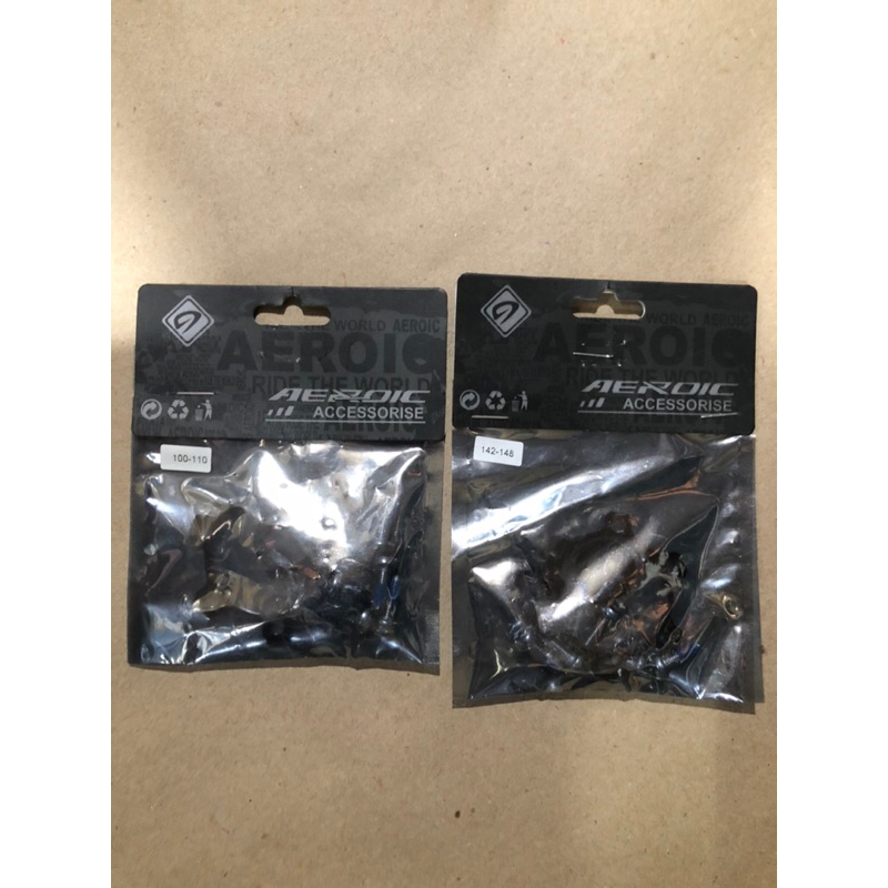 Aeroic Boost Hub Adaptor Front and Rear Kit. Convert your non boost hub ...