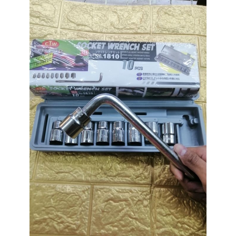 Good Quality 10pcs Socket Wrench Set 1/2 drive 8-21mm | Shopee Philippines