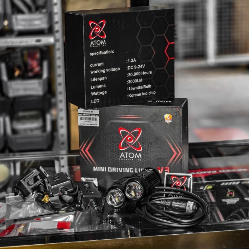 ATOM Premium LED Mini Driving Light V3 (White/Yellow) | Shopee Philippines