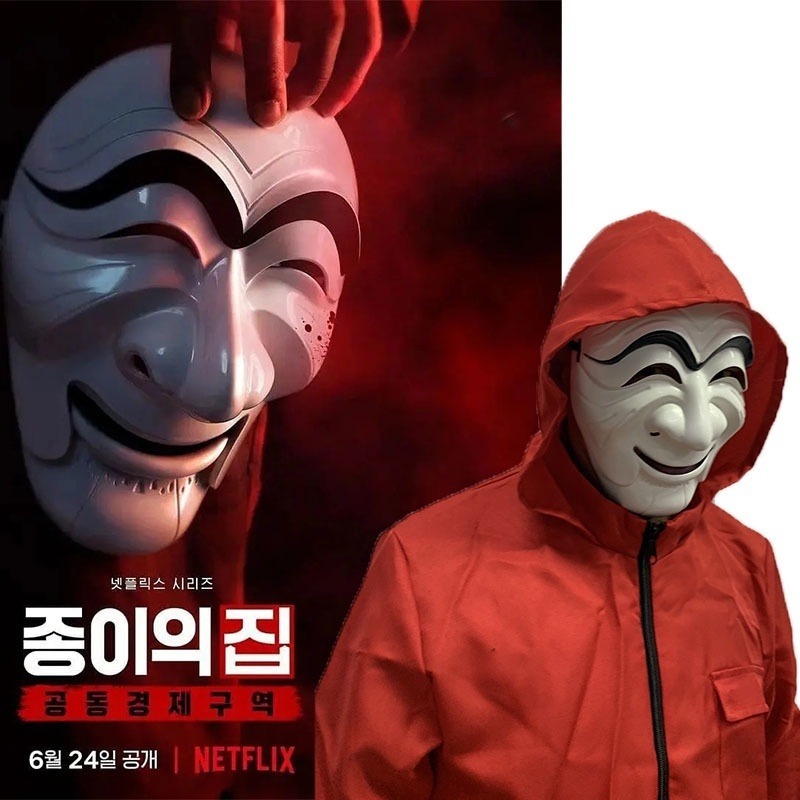 Money Heist Korean Character Face Mask La Casa De Papel masks The House ...