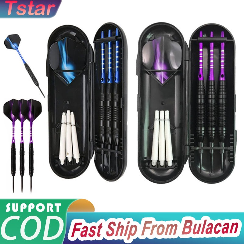 3Pcs Dart Pin Set Steel Tip Dart Set with Aluminum Shafts Complete ...