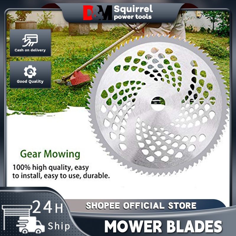 255mm 40t Brush Cutter Blade Replacement Circular Saw Cutting Grass Lawn Mower Cutter | Shopee ...