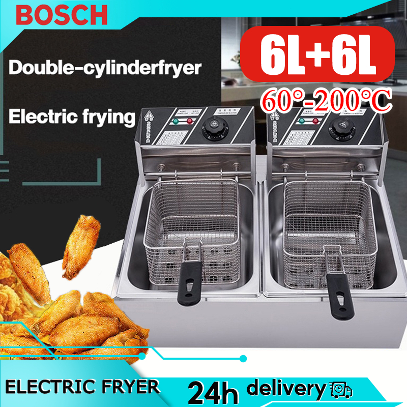 bosch Deep Fryer Electric Pan With Strainer Electric Deep Fryer ...