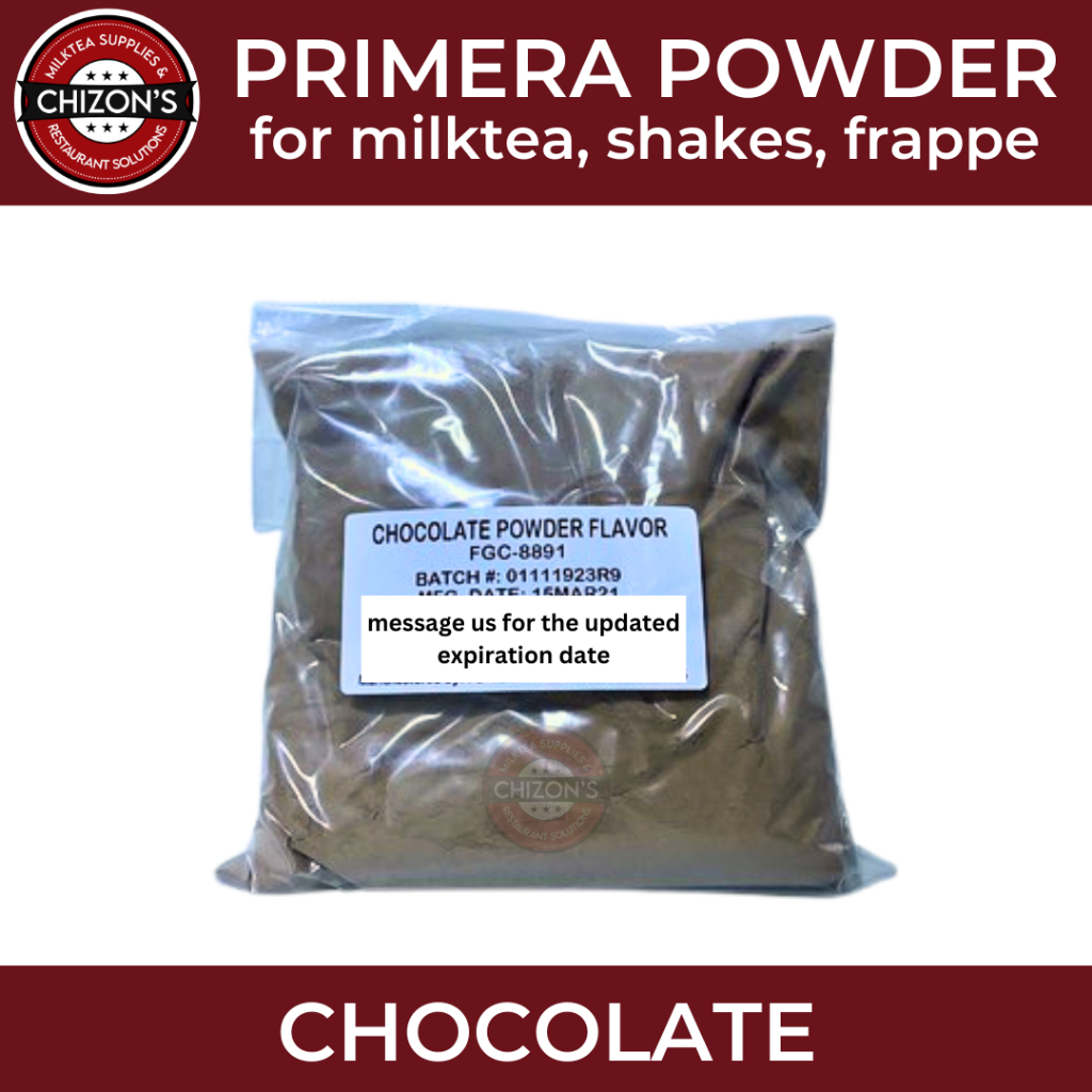 PRIMERA Chocolate Premium Powder Milktea Milk Tea Frappe Shakes Hot or ...