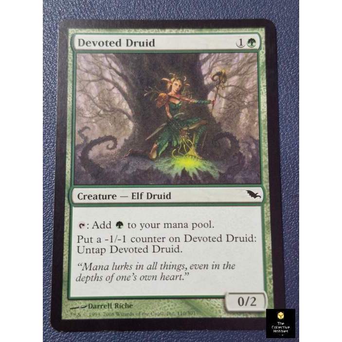 Magic the Gathering - MTG Card Game - Devoted Druid - [ID: GB1 ...