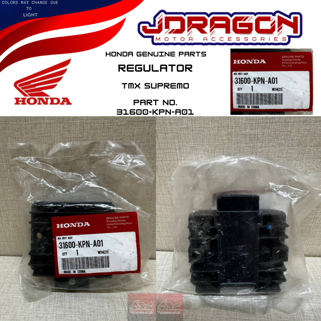 REGULATOR (TMX SUPREMO) GENUINE 31600-KPN-A01 | Shopee Philippines