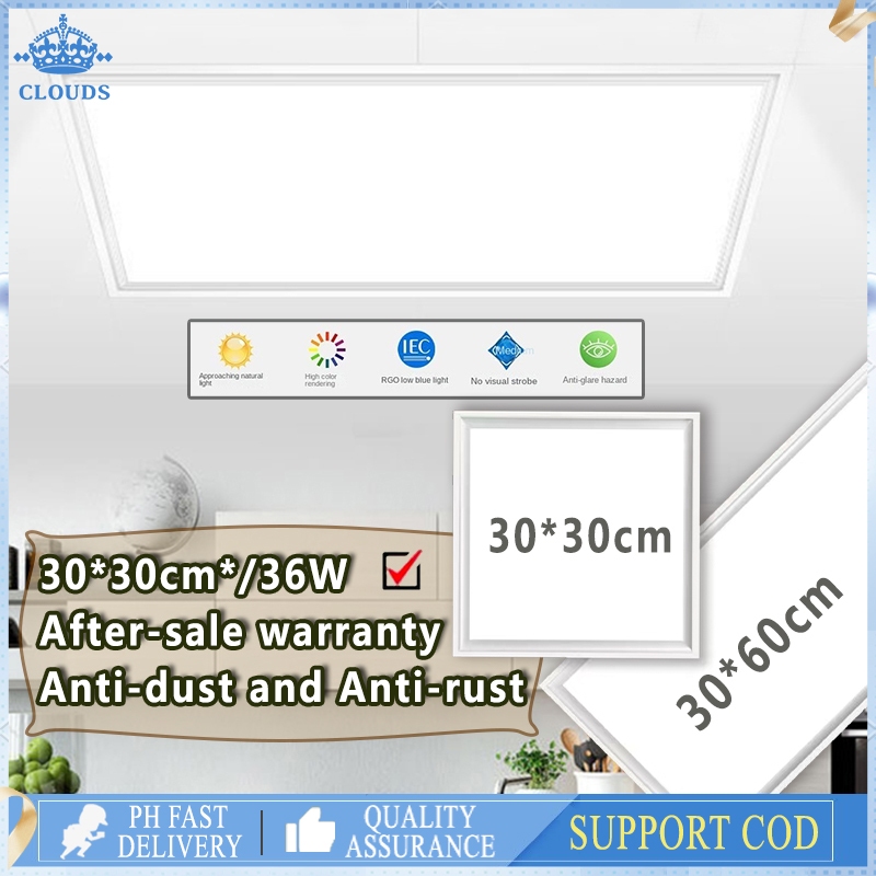 LED Panel Light Office Integrated Ceiling Light Bathroom Ceiling Light ...