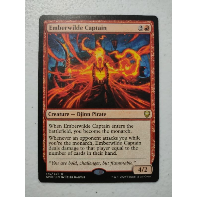 MTG - Emberwilde Captain - CMR | Shopee Philippines
