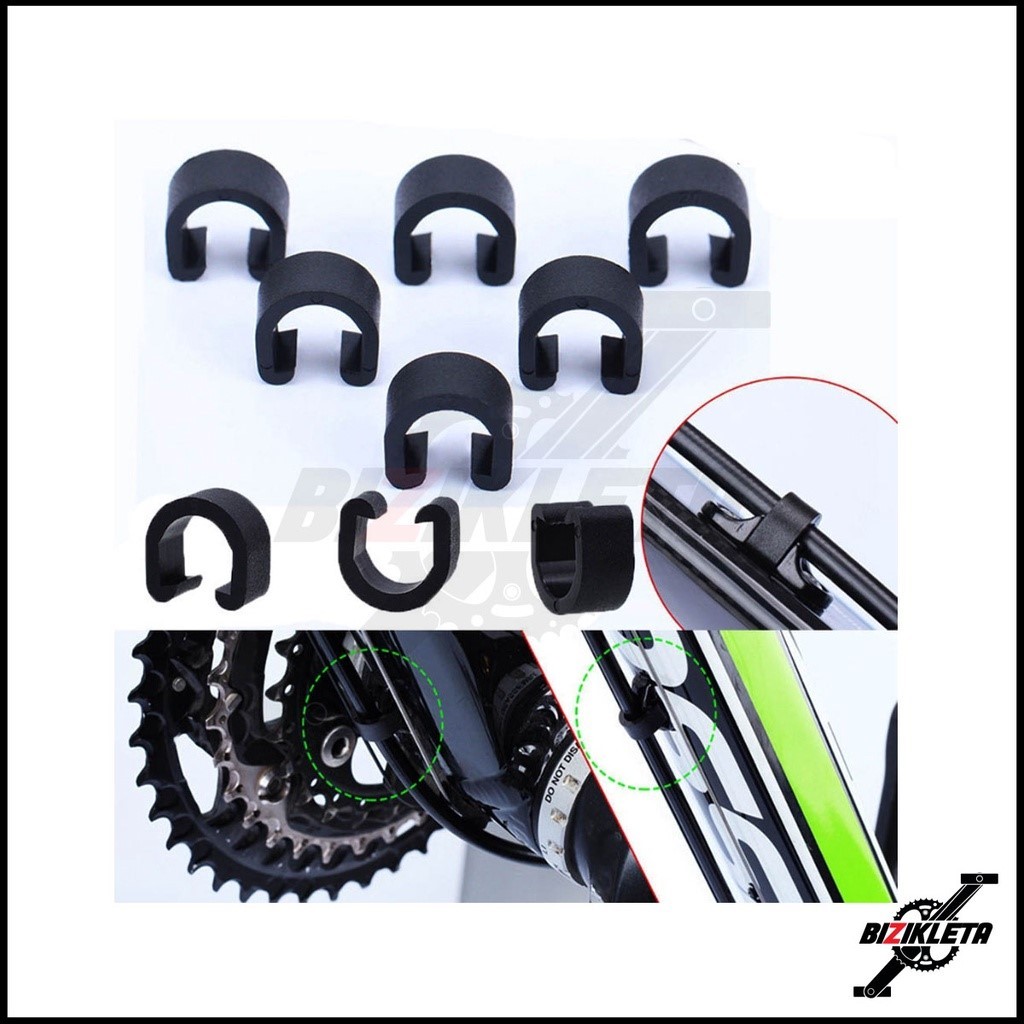 C Clip Cable Plastic Lock Hose Cable Guide Fork and Frame C Type Buckle ...