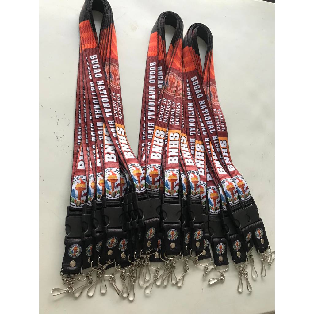 Customized ID Lace Designs Lanyards 10pcs minimum order | Shopee ...