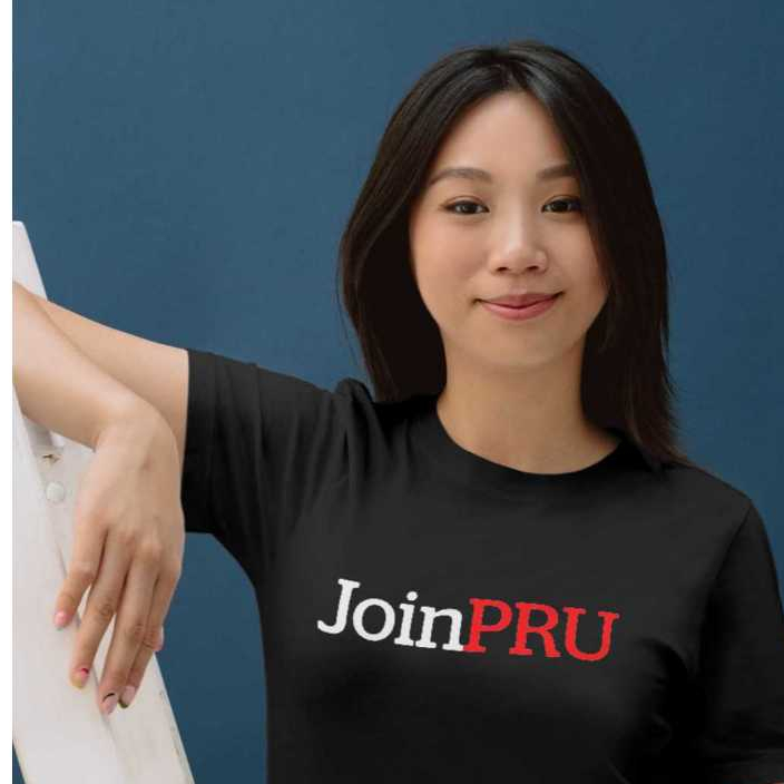 PRU T-SHIRT | JOIN PRU | PRU LIFE UK T-SHIRT | Shopee Philippines