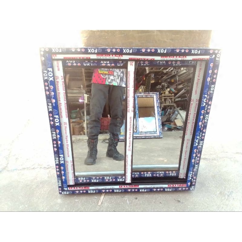120cm x 120cm Aluminum Sliding Window w/ HAMBA & free screen | Shopee ...