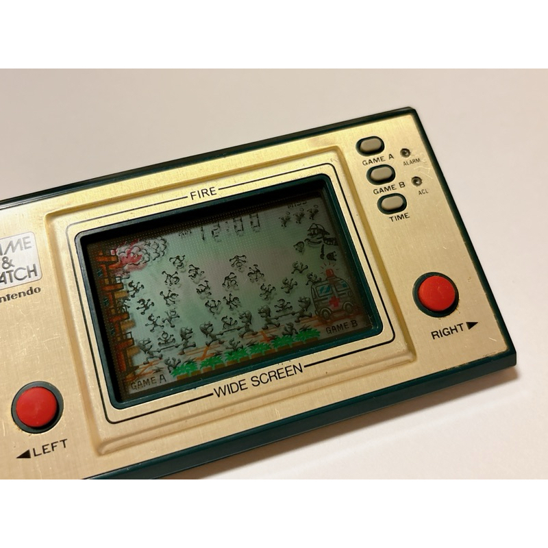NINTENDO GAME AND & and WATCH Fire Wide Screen 1981 Direct From Japan ...