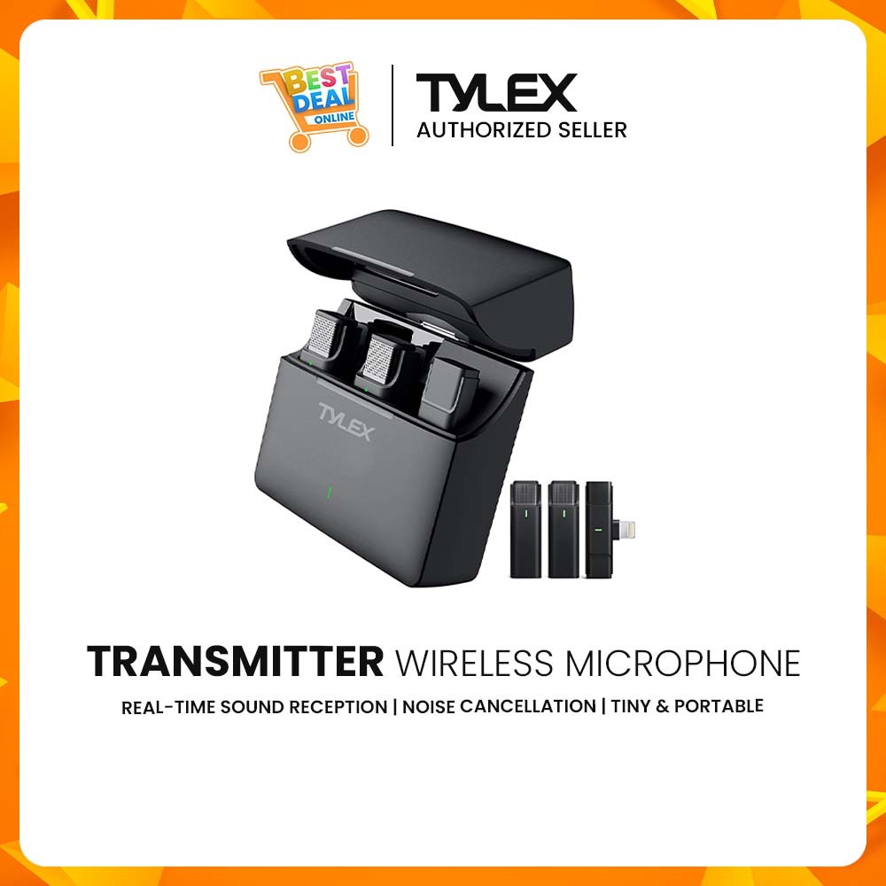 TYLEX Wireless Microphone Transmitter with Sound & picture ...