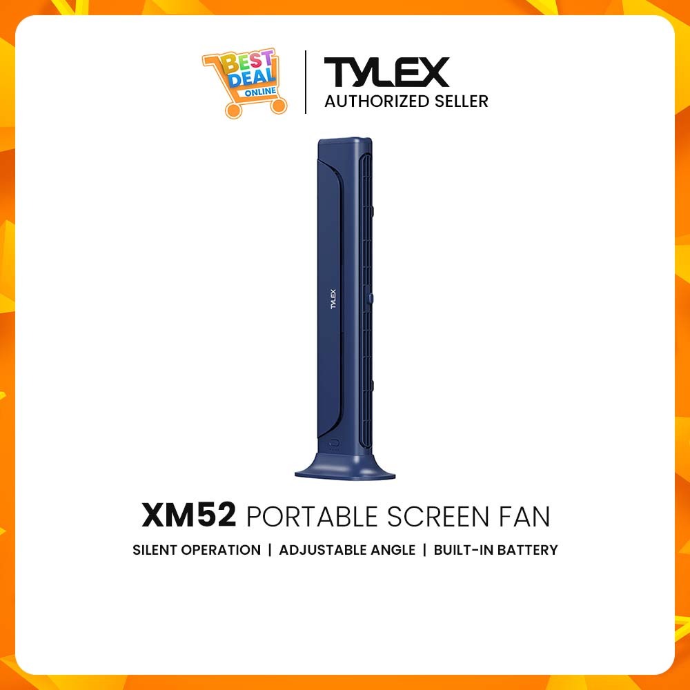 TYLEX XM52 Portable Screen Fan with Standable and Hangable Silent ...
