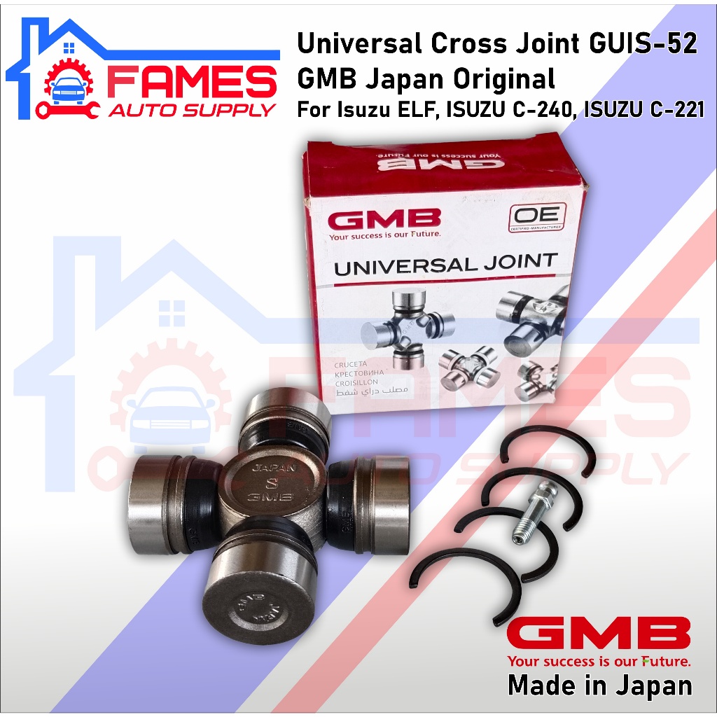 Cross Joint GUIS-52 GMB Japan Original For Isuzu ELF, ISUZU C-240 ...
