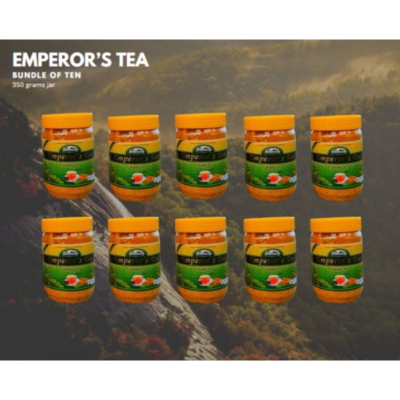 Emperors Turmeric 15in1 Tea - Bundle of 10 (Jar 350grams) | Shopee ...