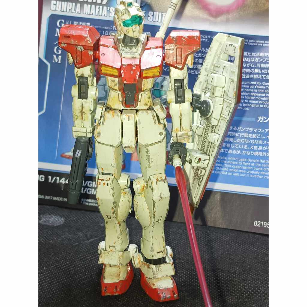 Gundam HG Gunpla Mafia's Mobile Suit 1/144 Built | Shopee Philippines