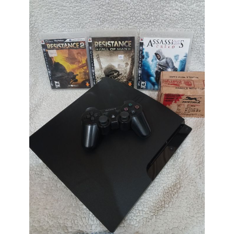 PLAYSTATION 3 SLIM GAMING CONSOLE Set IMP FROM 🇨🇦 | Shopee Philippines