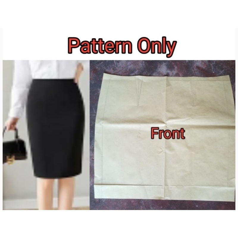 Pencil Skirt Pattern. College Skirt Pattern and Senior HS Skirt Pattern ...