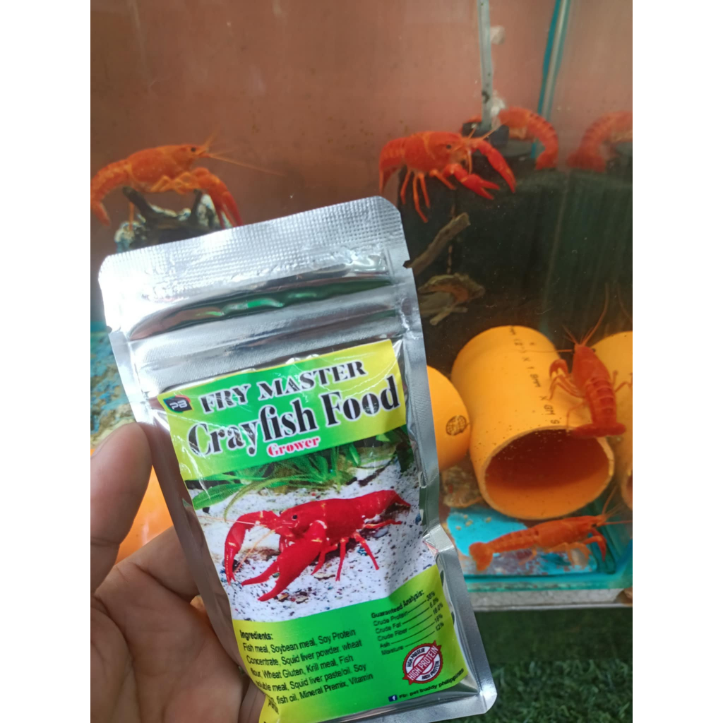CRAYFISH QUICK GROWER FOOD 50GRAMS | Shopee Philippines