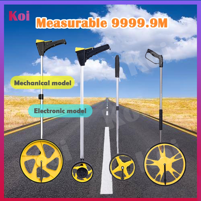 Digital/Mechanical ABS Folding Distance Measuring Wheel Roller Surveyor ...