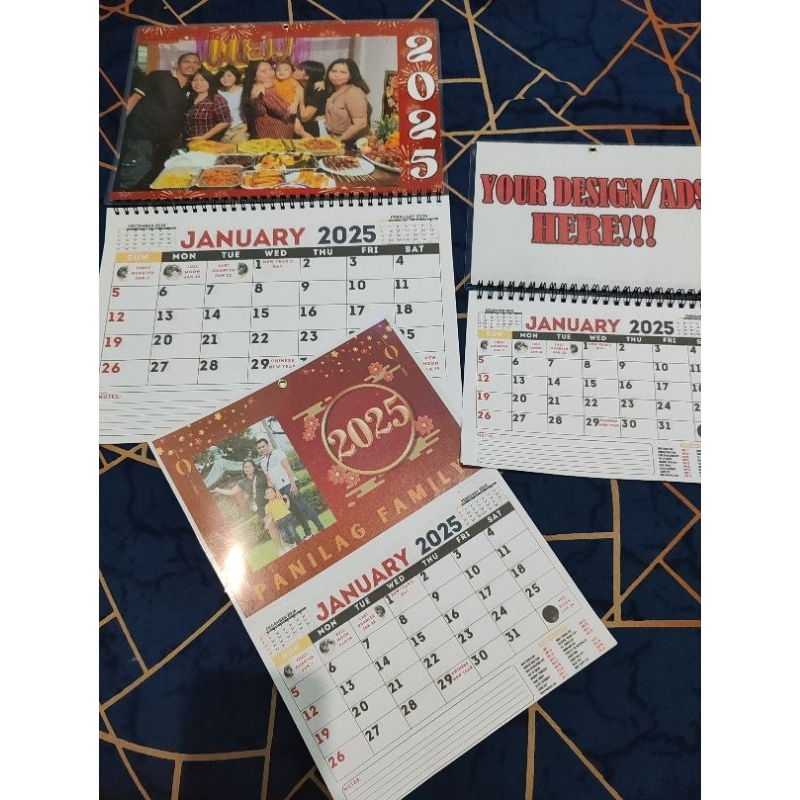 2025 Calendars Customize ANY DESIGN IS ACCEPTED | Shopee Philippines