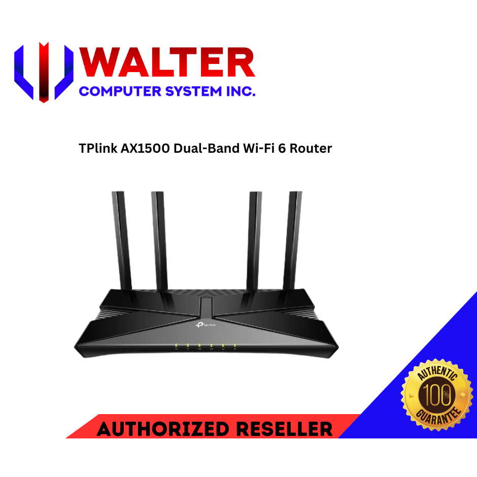 TPlink AX1500 Dual-Band Wi-Fi 6 Router | Shopee Philippines