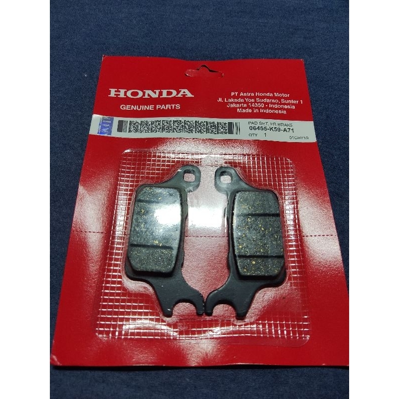 Brake pad Honda Click 125 150 V2 Click 125 V3 Click 160 | Shopee ...