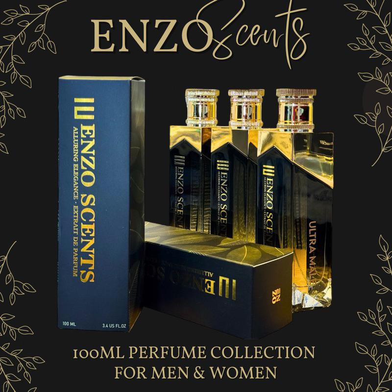 100ML ENZO SCENTS PERFUME | 30% FRAGRANCE OIL | Shopee Philippines