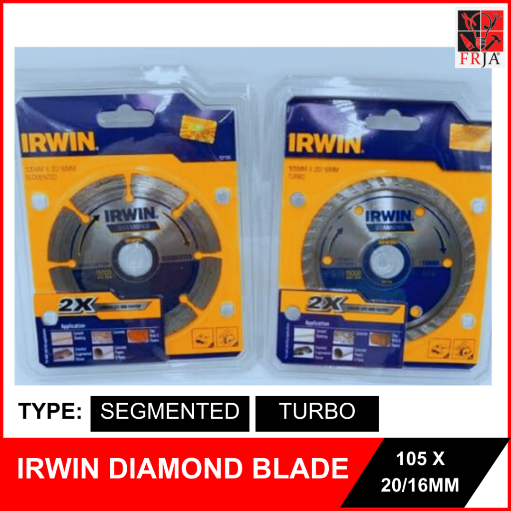 IRWIN DIAMOND CUTTING DISC FOR TILES 4INCHES SEGMENTED/TURBO (Size ...