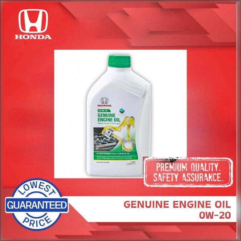 Honda Genuine engine oil Fully synthetic -0w20 | Shopee Philippines