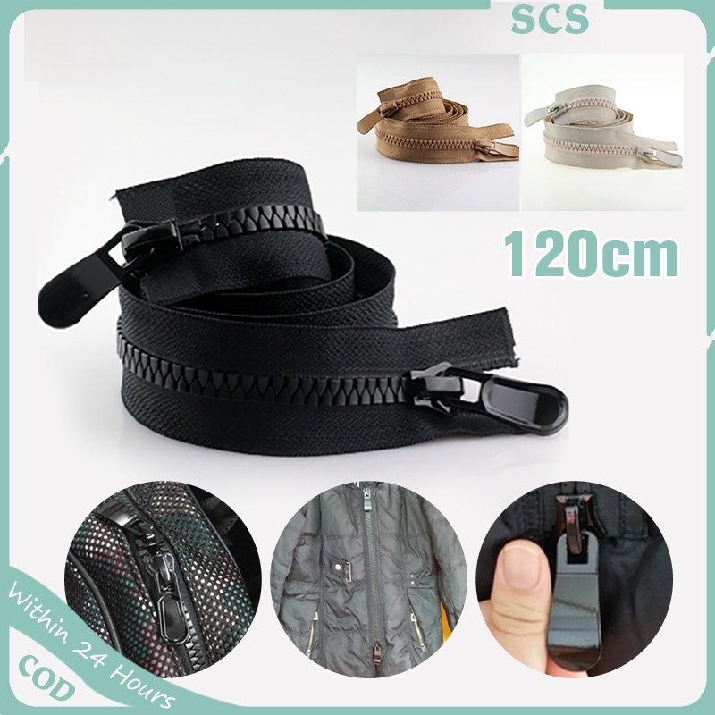 Colorful Resin Zippers #8 120cm Two Way Separating Double Slider ...