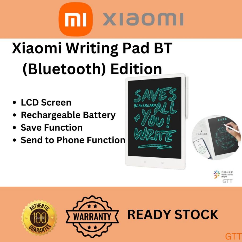 Xiaomi Mi Writing Pad Storage Edition BT | Shopee Philippines