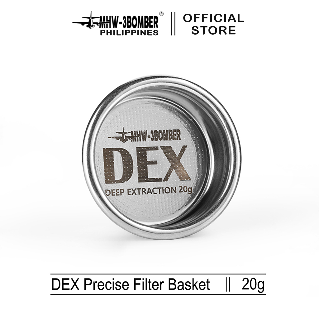 MHW-3BOMBER 58mm DEX Precise Filter Basket 15g 18g 20g Espresso Filter ...